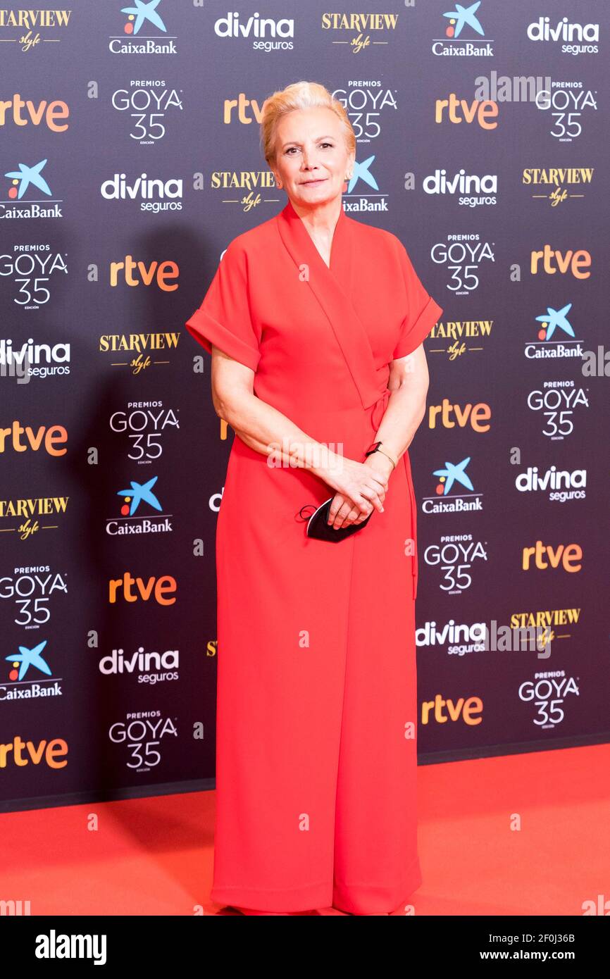 Actress Elena Irureta attends the red carpet previous to Goya Awards ...