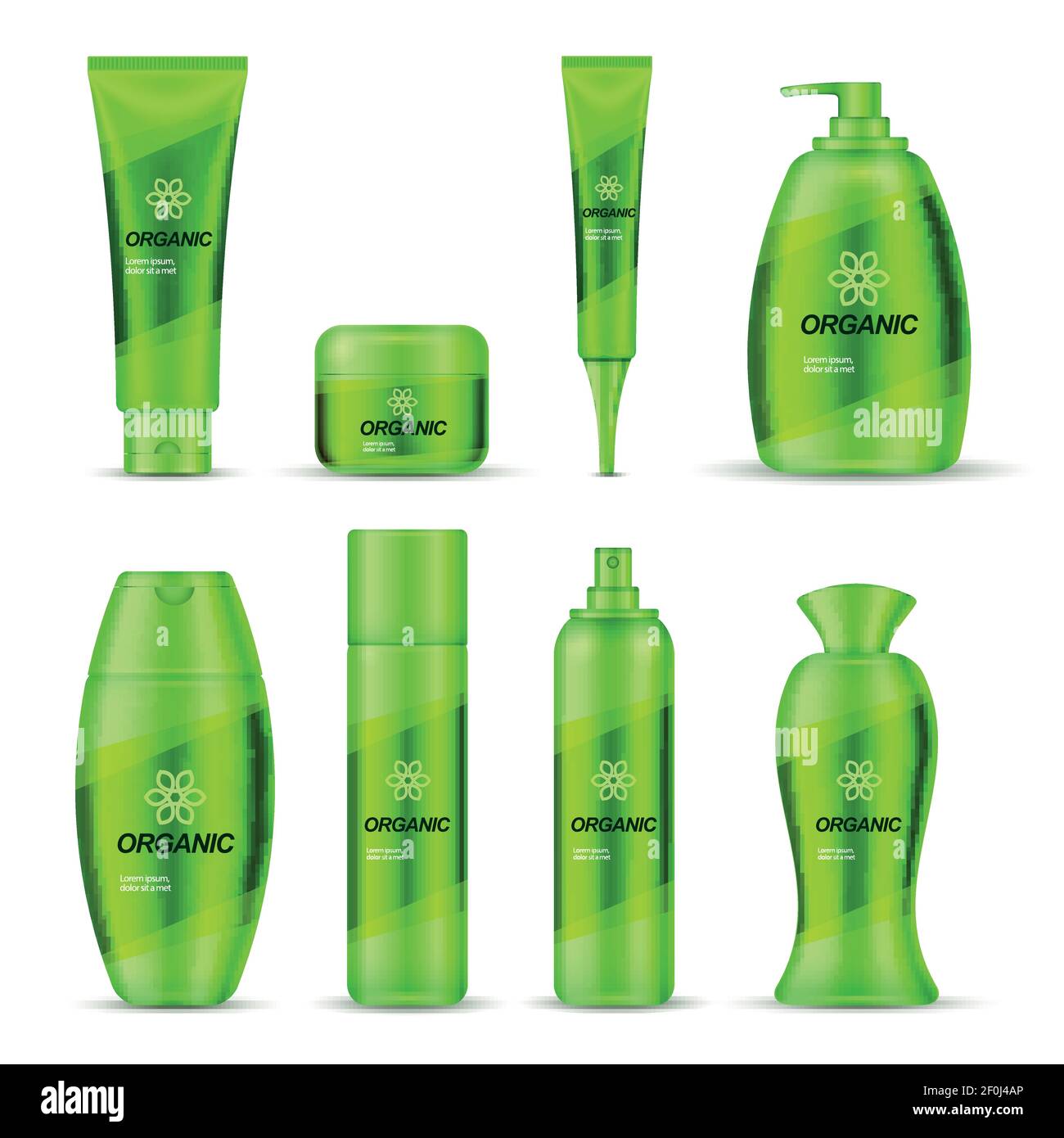 Cosmetic series packaging design Stock Vector Images - Alamy