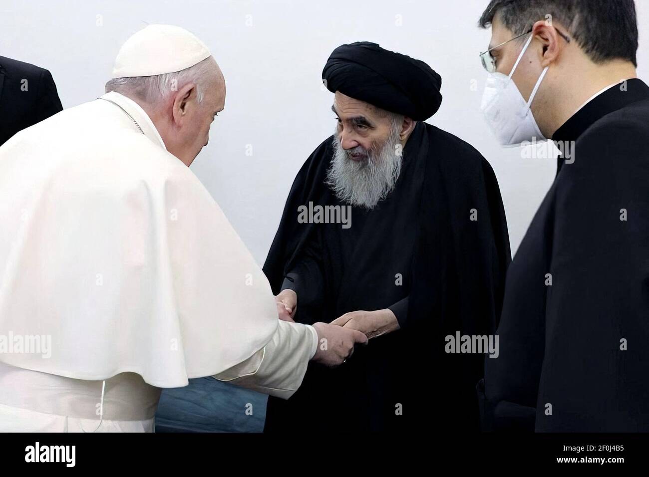 Najaf, Iraq. 07th Mar, 2021. Ayatollah Ali Al Sistani, Iraq's most ...