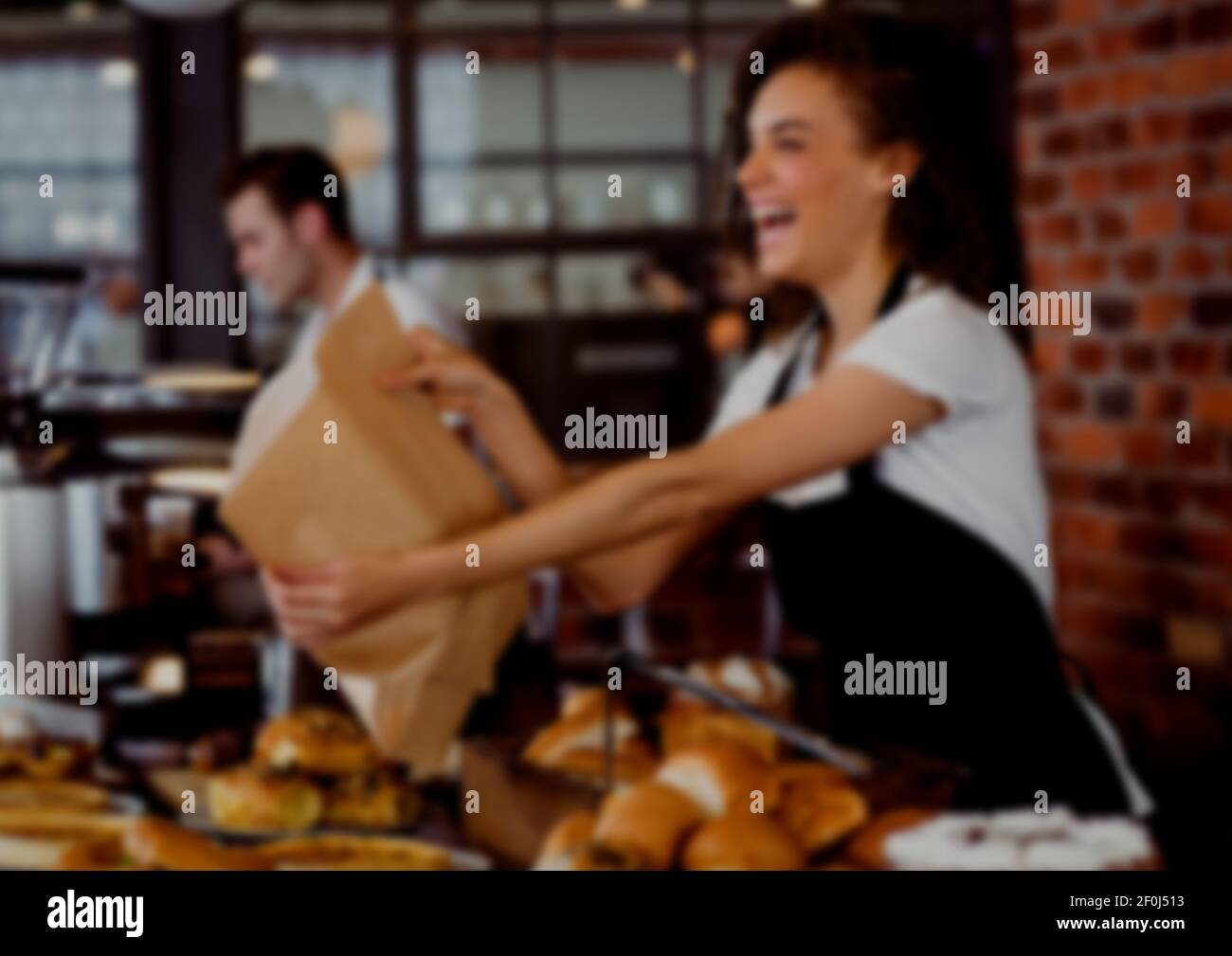 Customer and shop assistant bag hi-res stock photography and images - Alamy