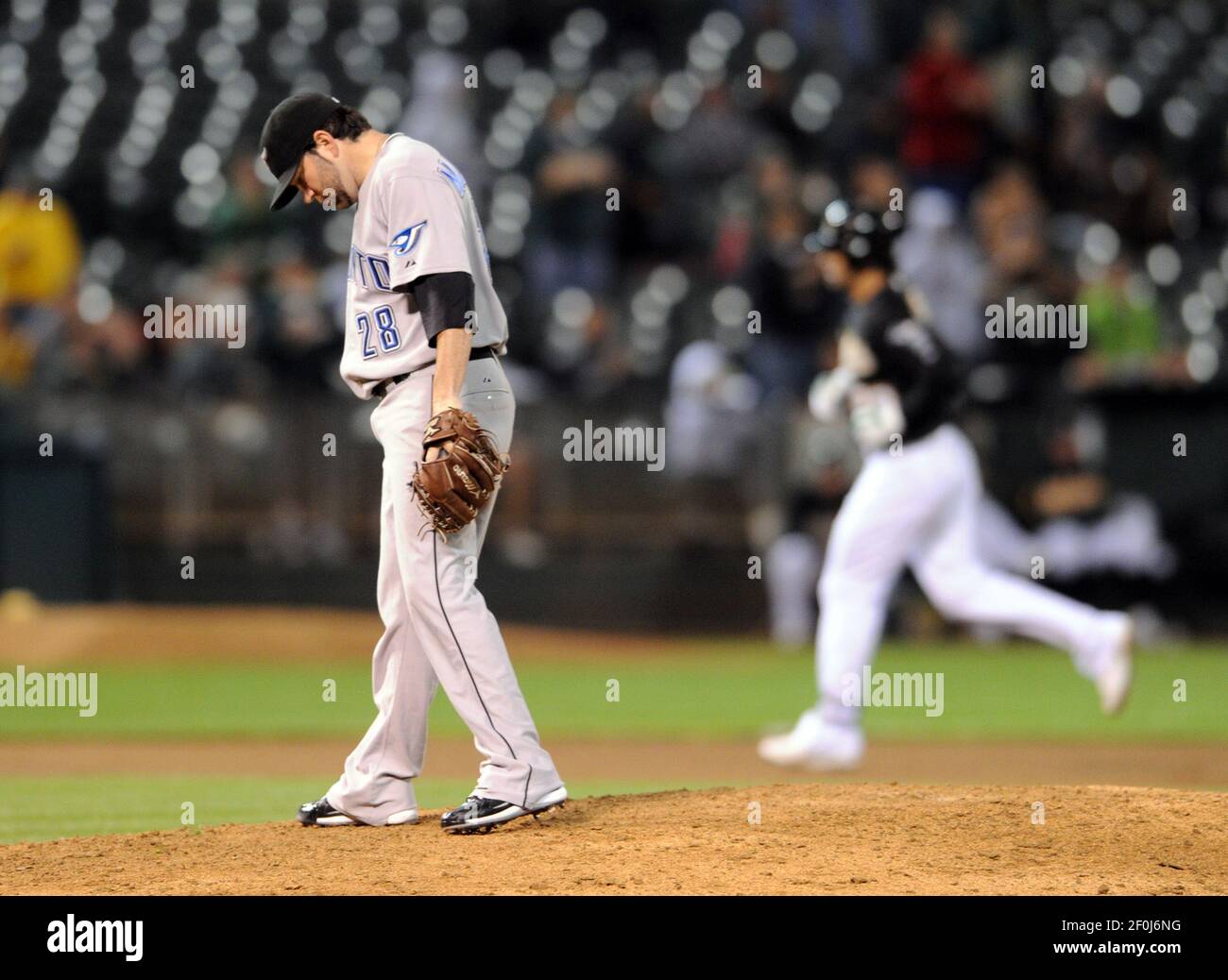 Toronto Blue Jays pitcher Shaun Marcum lost his no-hitter in the ...