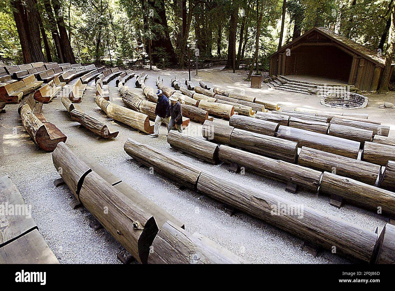 Derrick Morris and wife Stephanie stroll through Big Basin State Park's ...