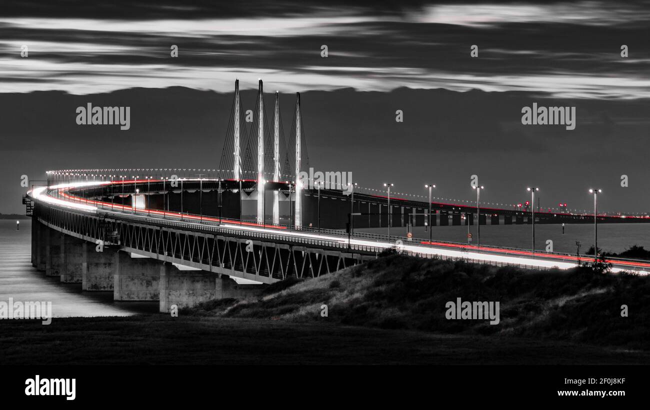 The Oresund Bridge Stock Photo - Alamy