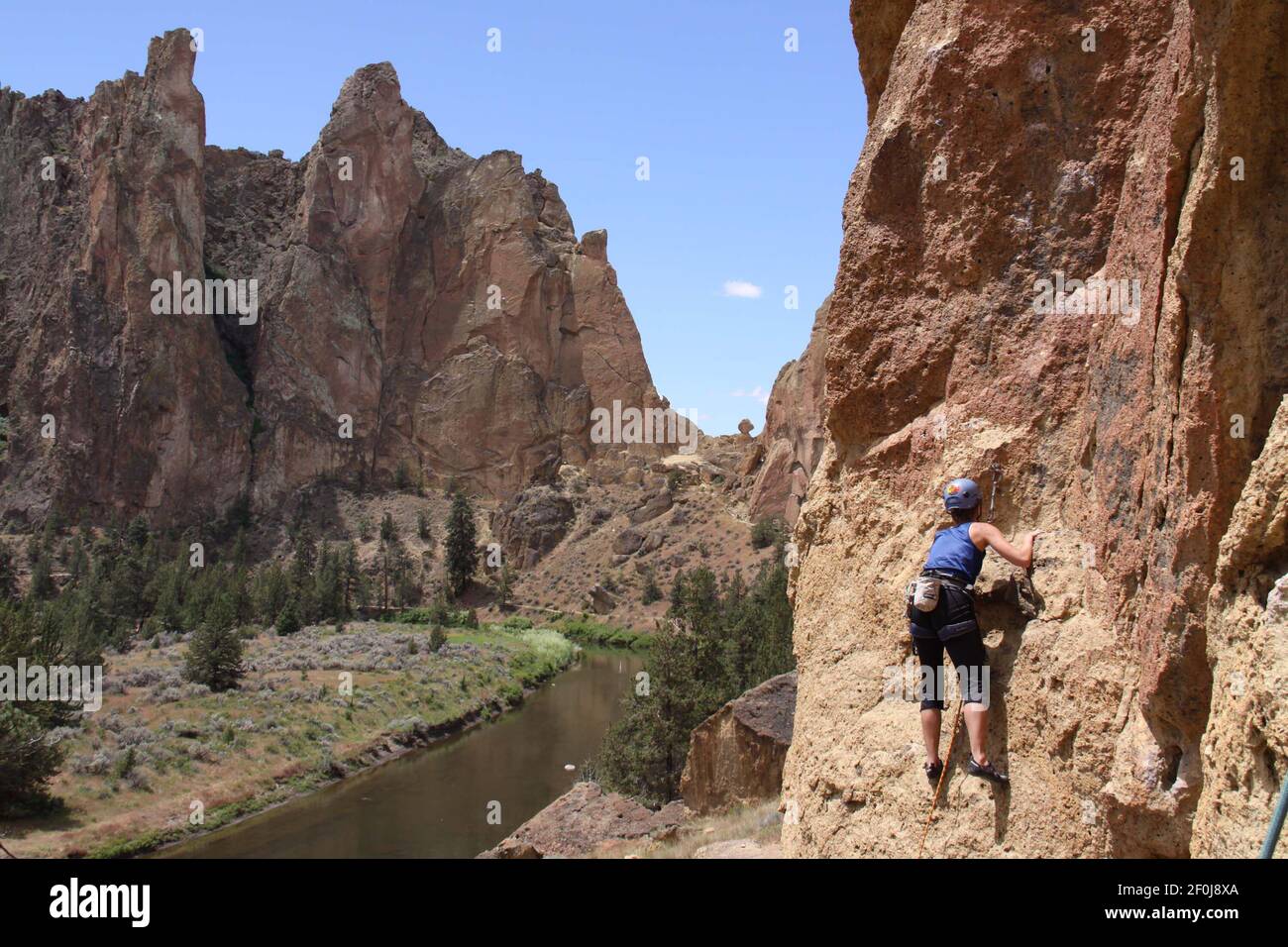 There are several thousand rock-climbing routes in Smith Rock State ...