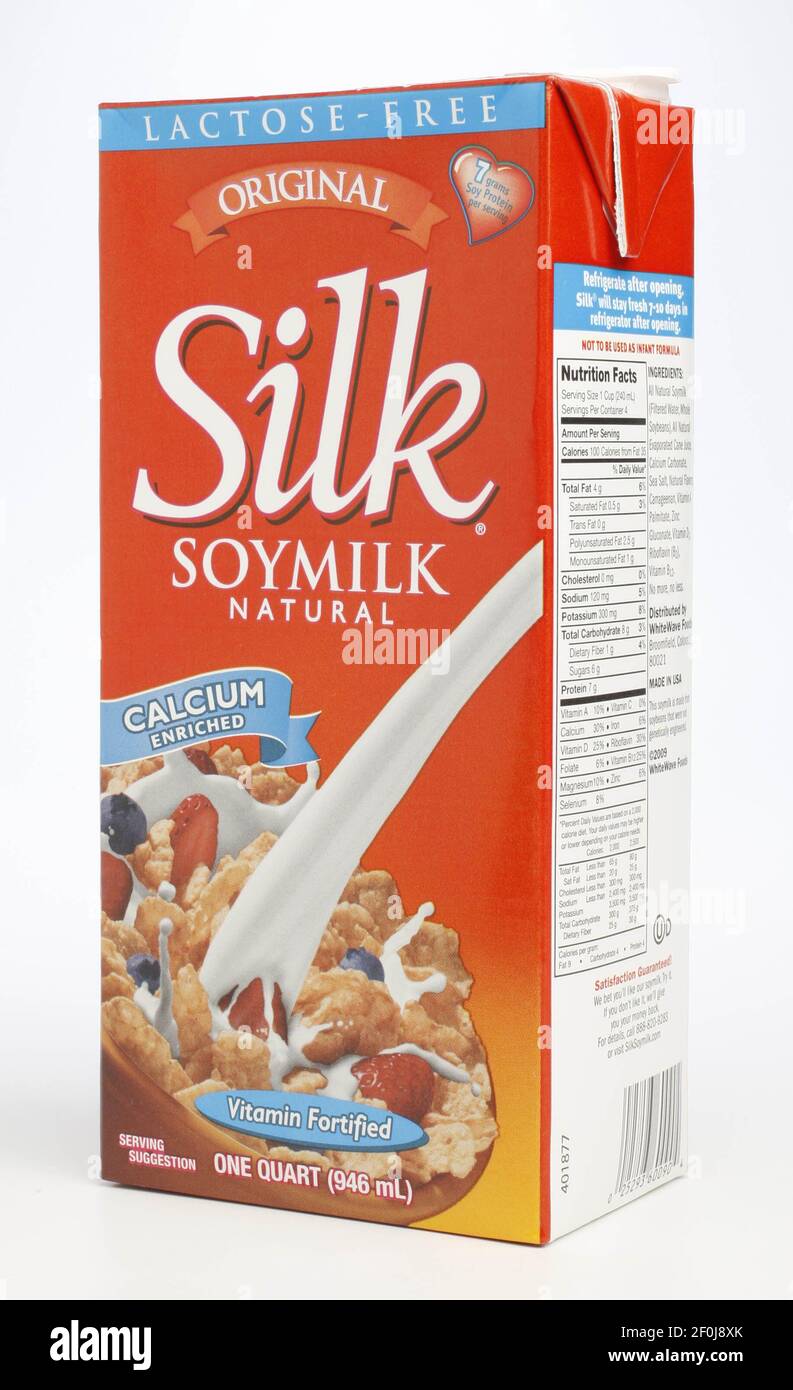 Silk Soymilk. (Photo by Ross Hailey/Fort Worth Star-Telegram/MCT/Sipa ...