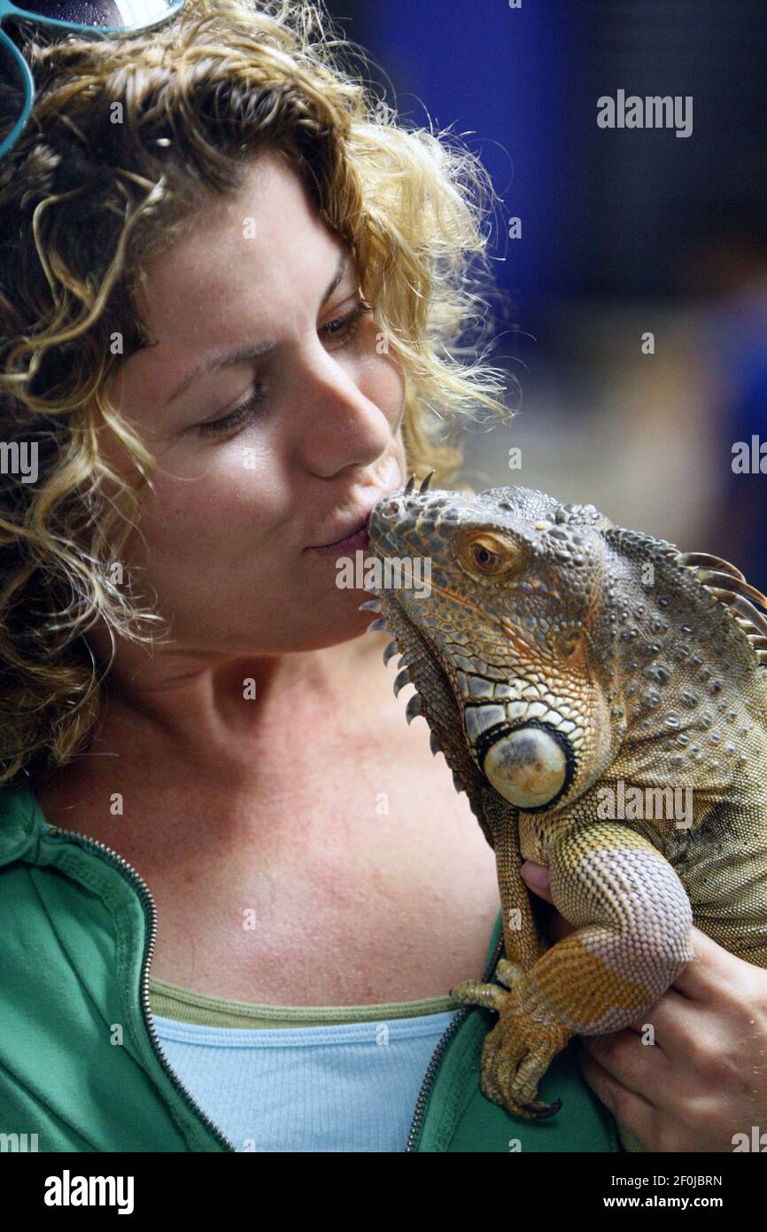 Reptile owners showed off their pets and competed for prizes on Sunday ...