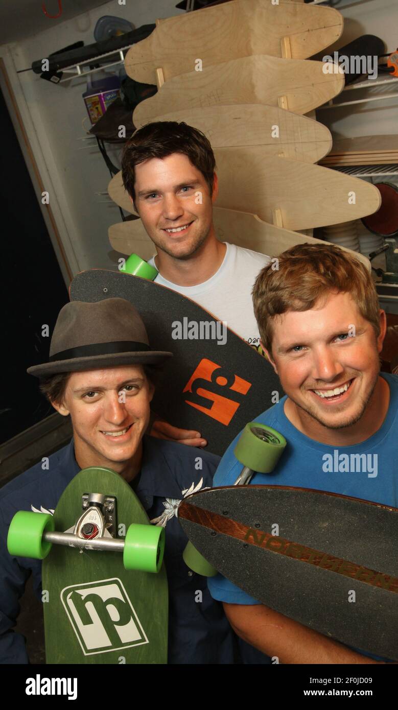 Bryan Williams, from left, Adam Perry and John Dahn held different ...