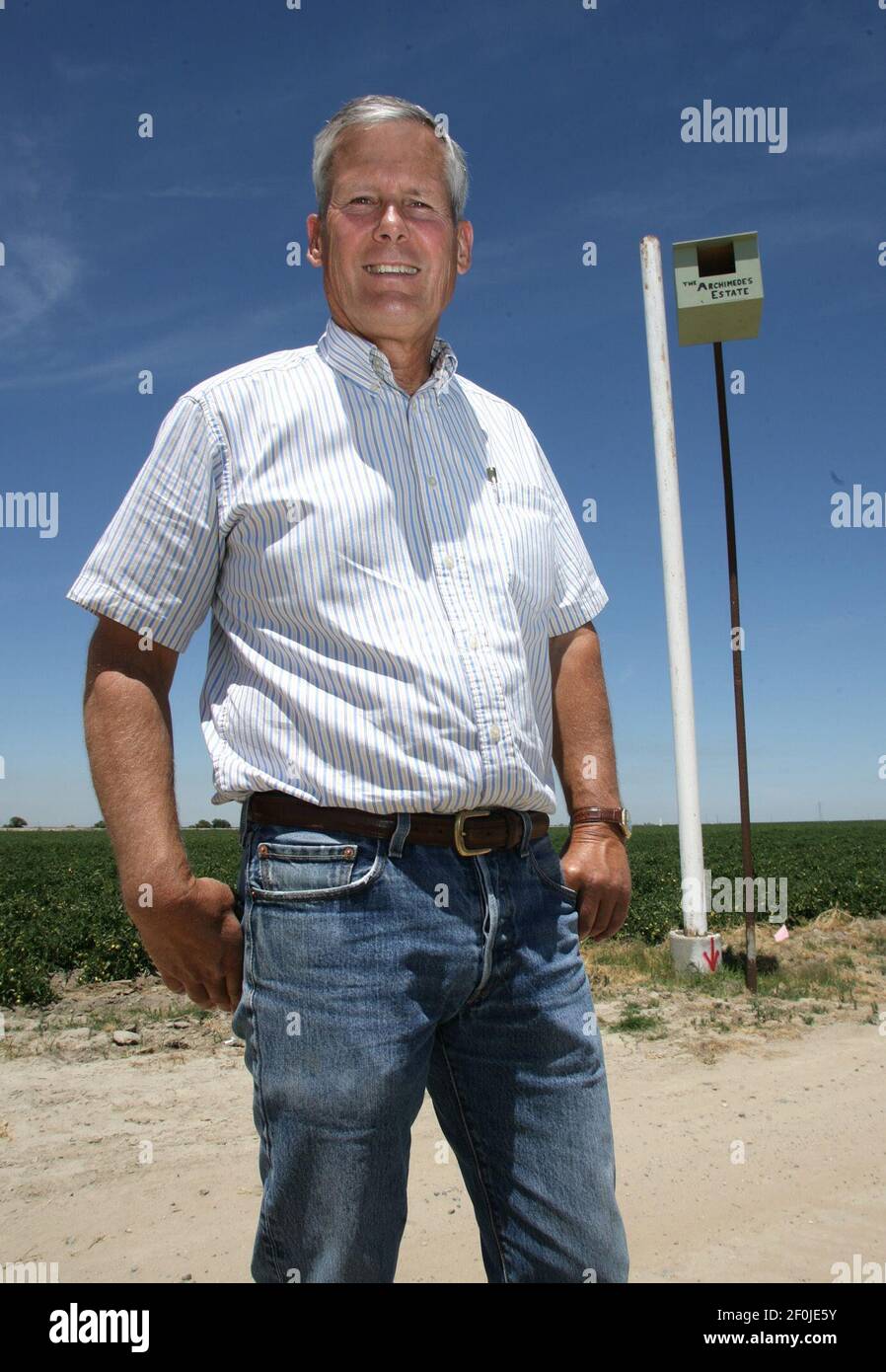 Don Cameron, a farmer on the westside between San Joaquin and Helm ...