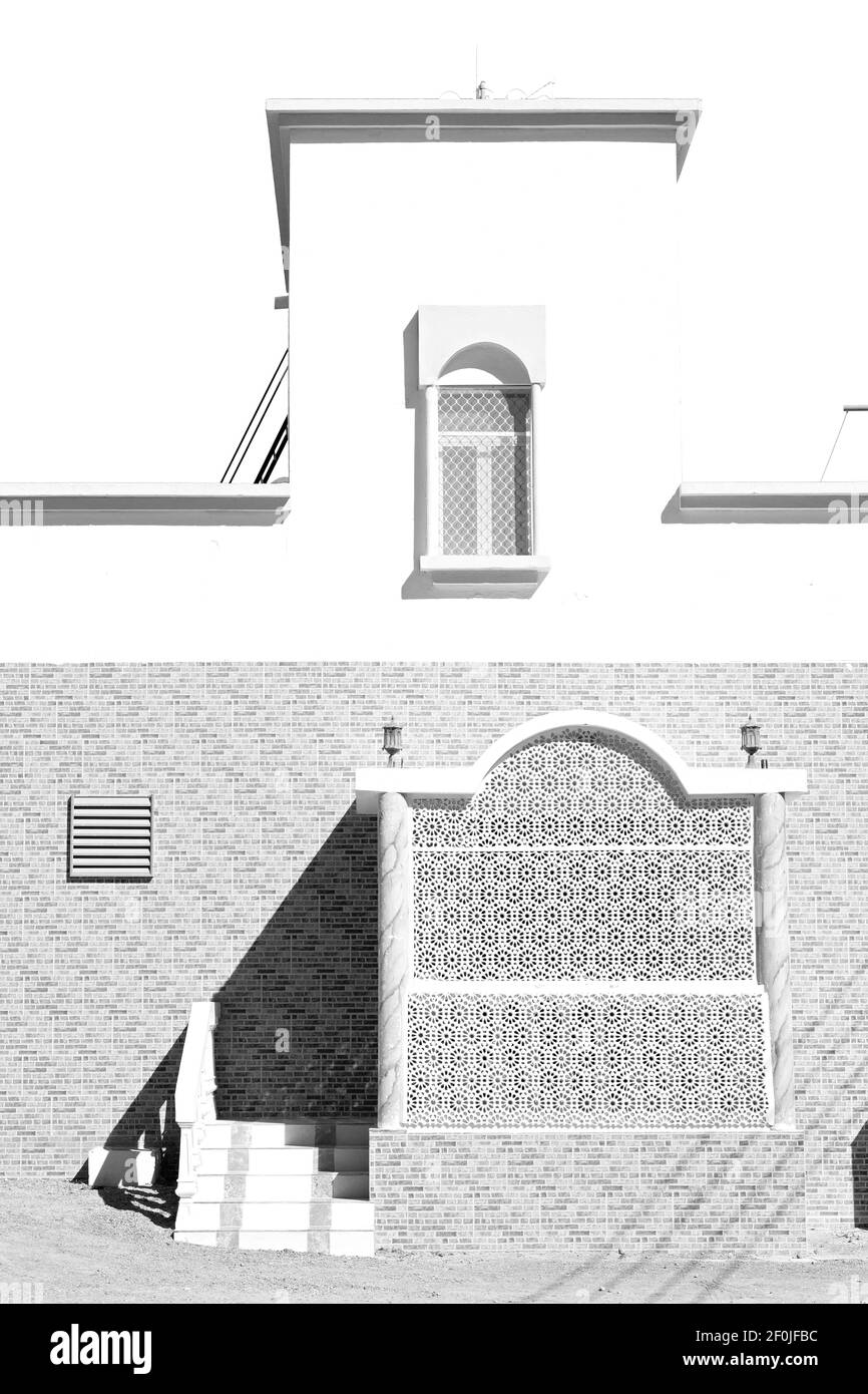 In oman new house brick building Stock Photo - Alamy