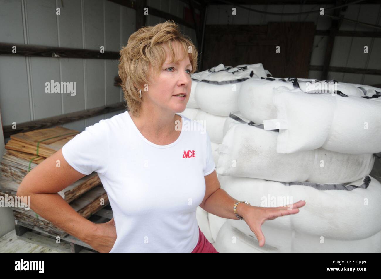 Mitzi Richardson, owner of an Ace Hardware store in Destin, Florida ...