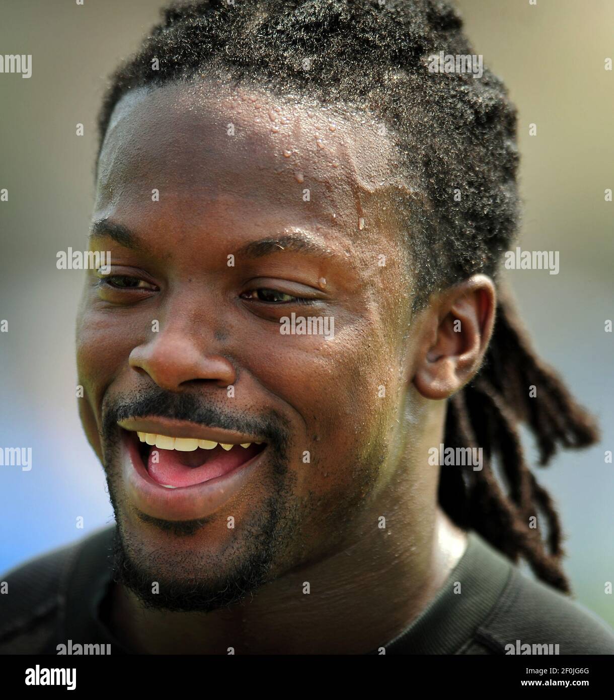 Carolina Panthers safety Sherrod Martin answers a question following ...