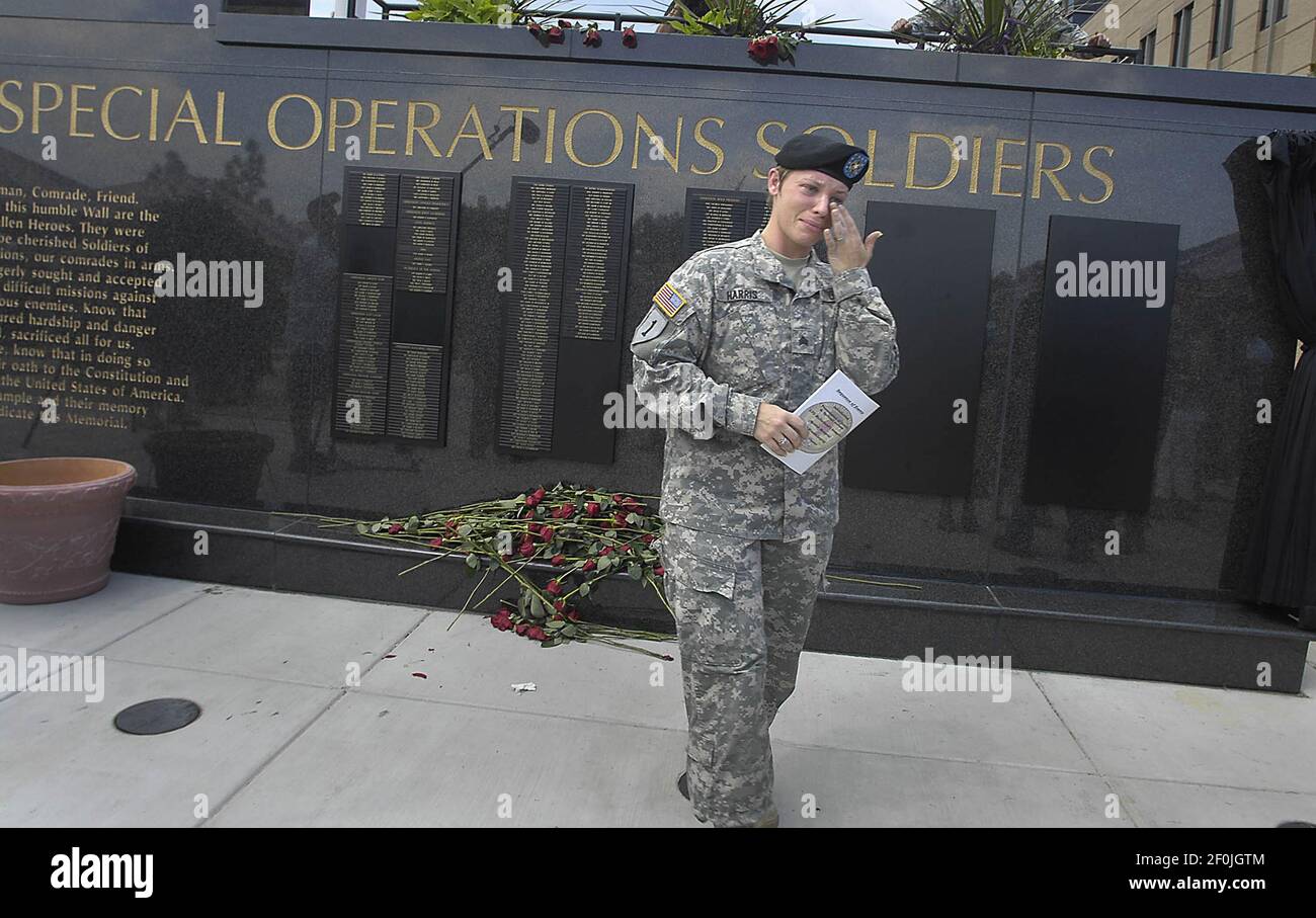 Amber Harris wipes away tears after paying tribute to her fellow ...