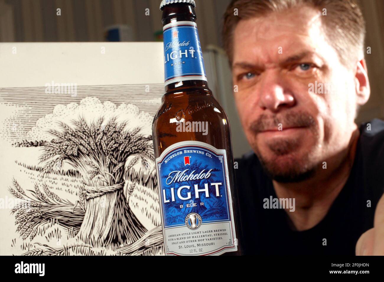 Artist Michael Halbert of Fenton, Missouri, specializes in creating ...