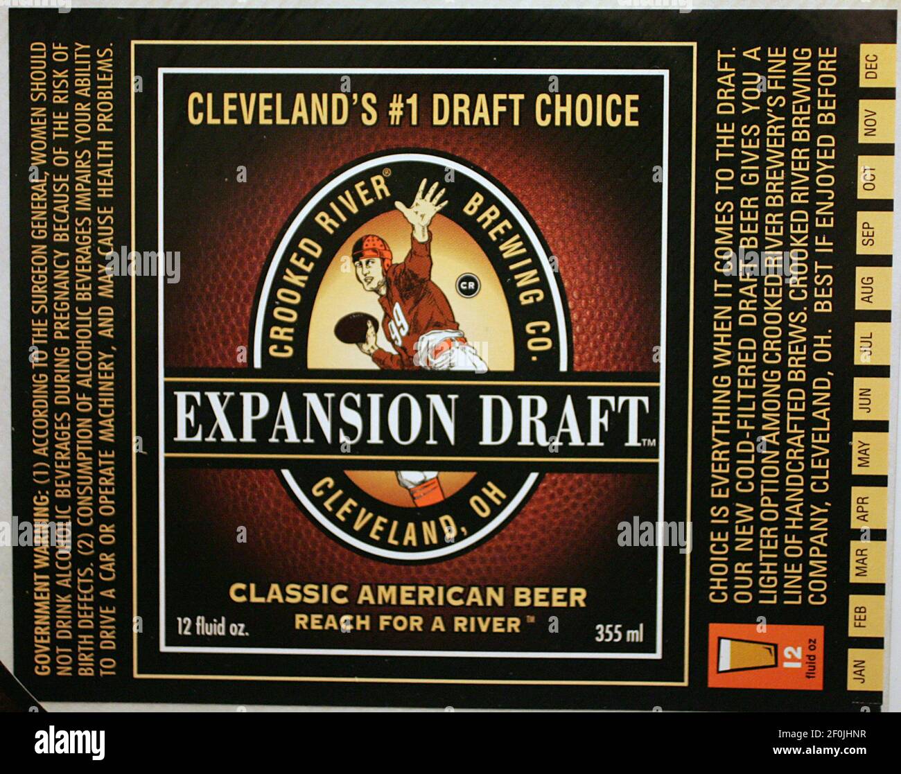 A colorful brewery label from the defunct Crooked River brewery in ...