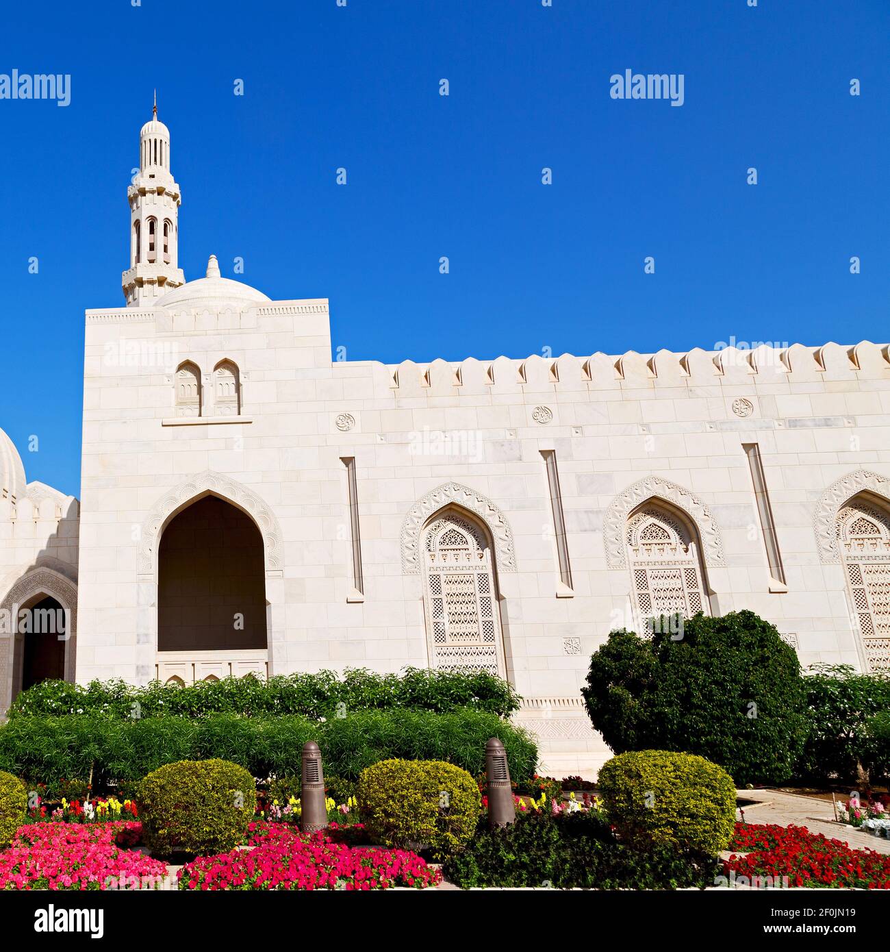In oman muscat the old mosque Stock Photo - Alamy