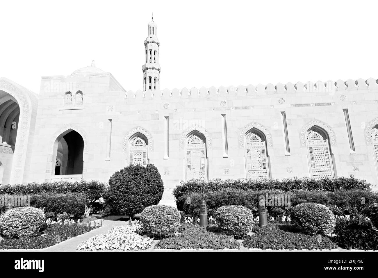 In oman muscat the old mosque Stock Photo - Alamy