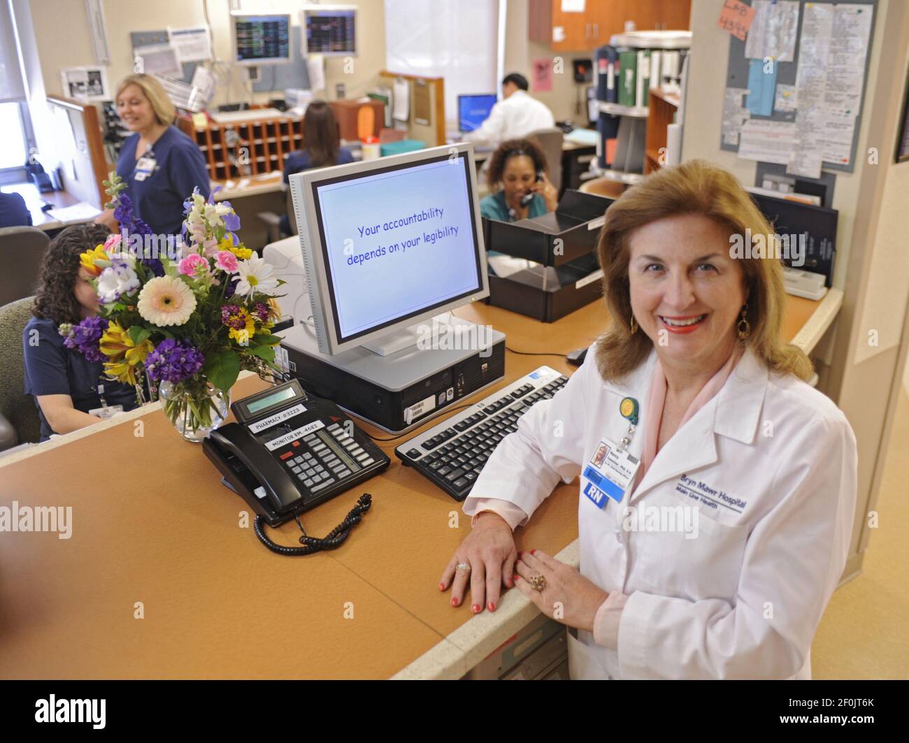 Nancy Valentine, PhD, RN, is the chief nursing officer fo the Main Line ...