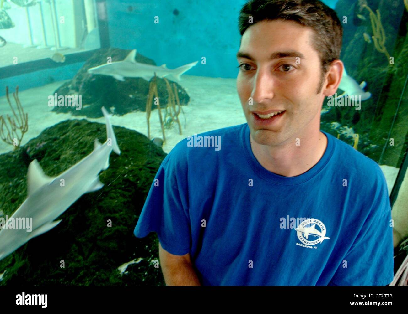 Mote Marine Laboratory's Nick Whitney is concerned about the oil spill ...