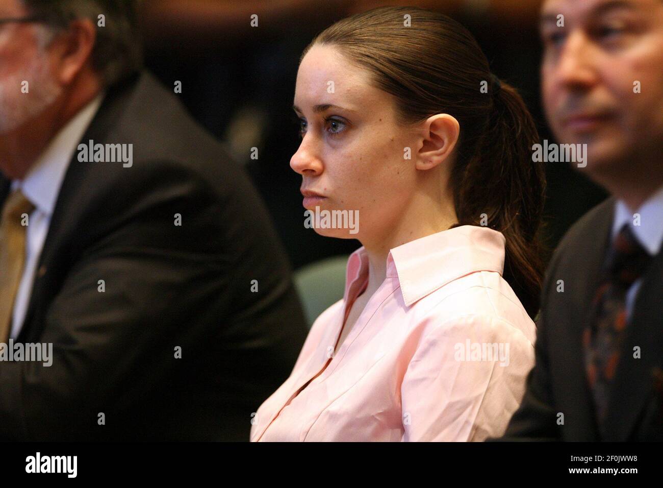 Casey Anthony, center, and her team of lawyers are now in their first ...