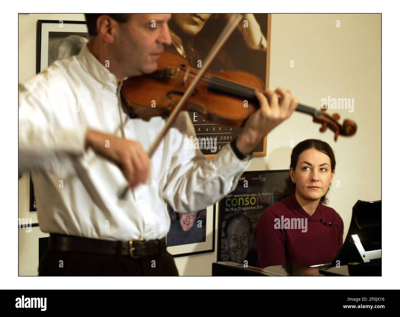 Jessica Duchen, music journalist and author with her husband Thomas ...