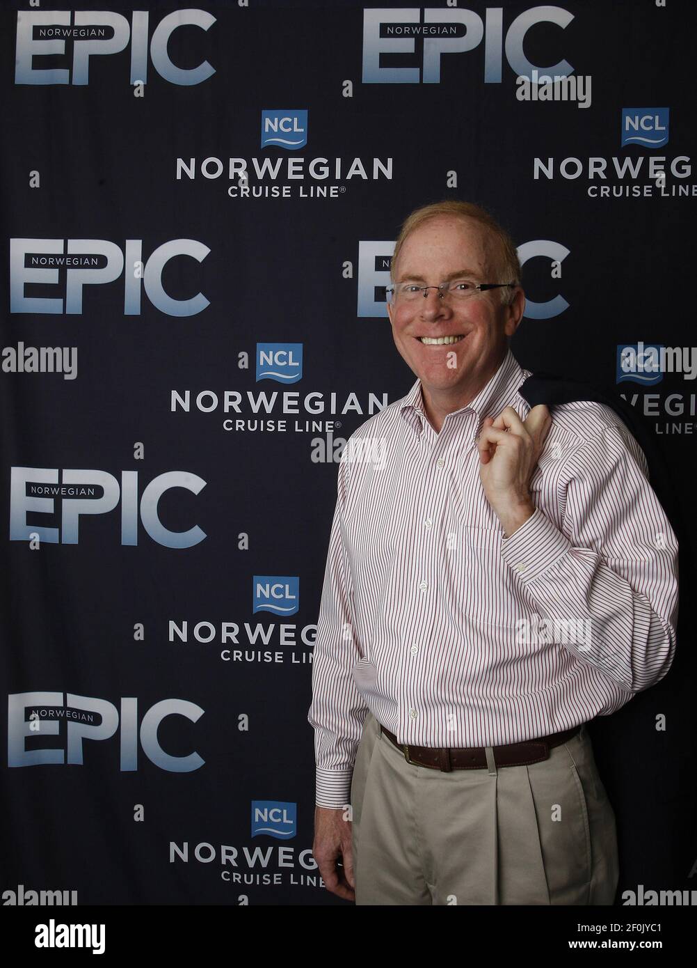 Kevin Sheehan, CEO of Norwegian Cruise Line, poses for portrait with ...