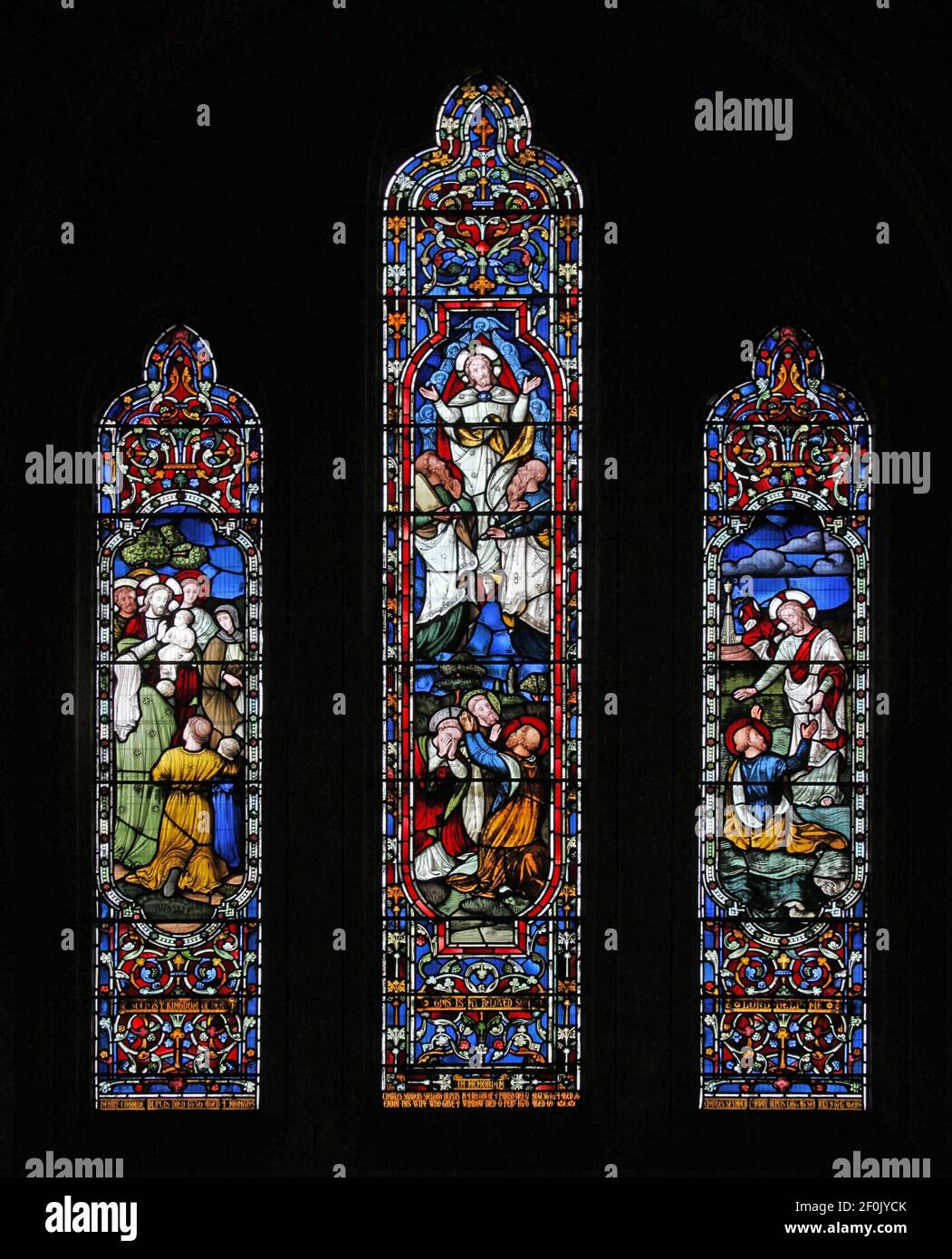 Medieval gothic stained glass window hi-res stock photography and ...