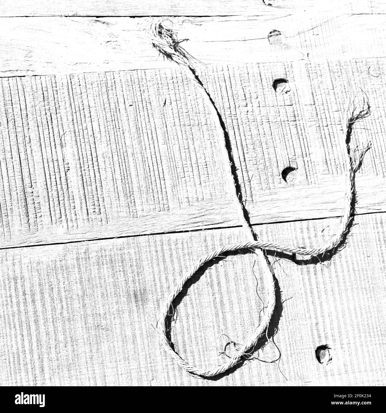 Rope wallpaper Black and White Stock Photos & Images - Alamy