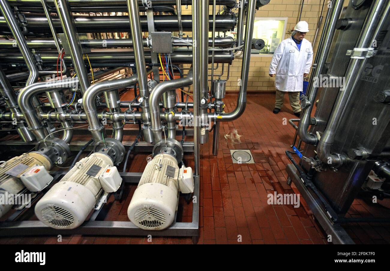 Rick Hander, plant manager of Milk Specialties in Mountain Lake ...