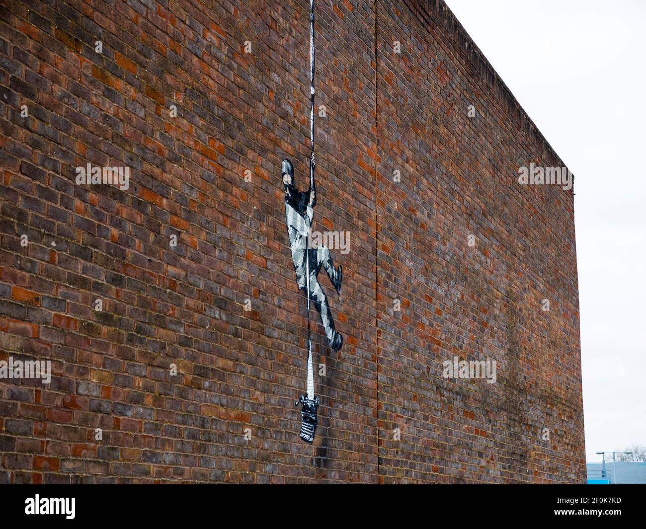 Banksy's Reading Prison Mural, Reading , Berkshire, England, UK, GB ...