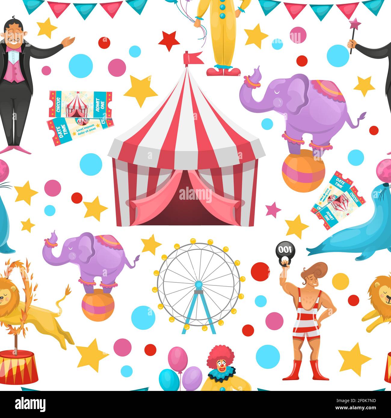 Colorful pattern stars rounds Stock Vector Images - Alamy