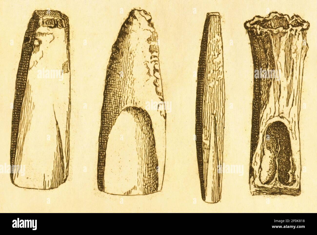 Prehistoric tools from stone age hi-res stock photography and images ...