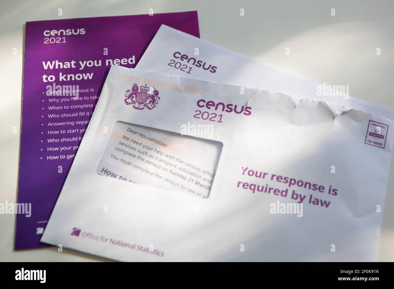 Census letters hi-res stock photography and images - Alamy