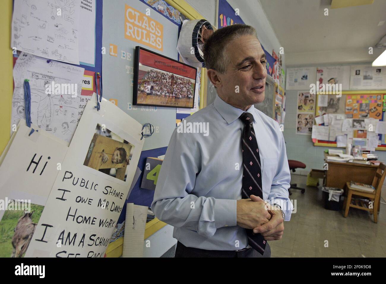 Tony Danza teaches English at Northeast High School in Philadelphia ...