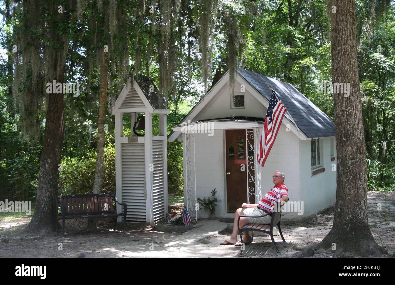 The "Smallest Church in America," vintage roadside America along ...