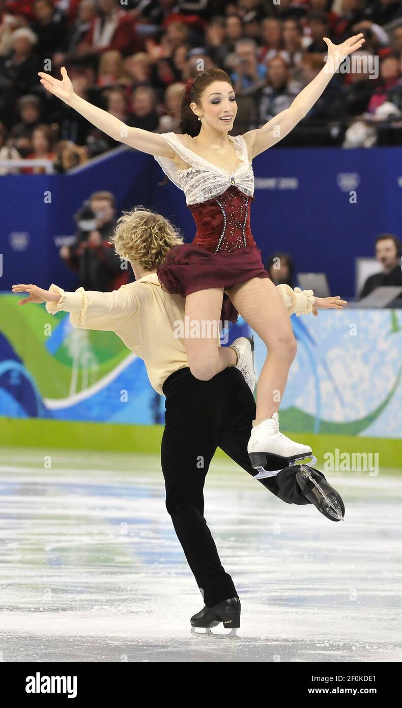 Meryl Davis and Charlie White of the USA win silver in the ice dance ...