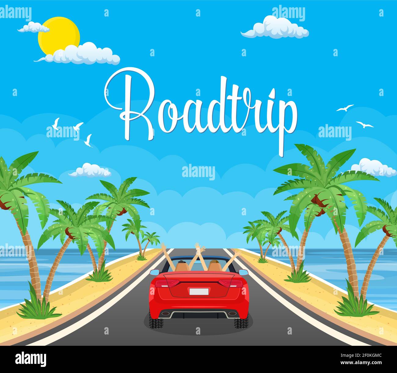 Beautiful roadtrip Stock Vector Images - Alamy