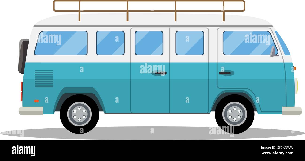 Hippy camper van Stock Vector Images - Alamy