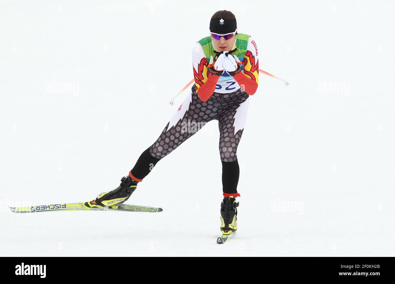 Madeleine Williams, of Canada, competes in the Ladies 10km Cross ...