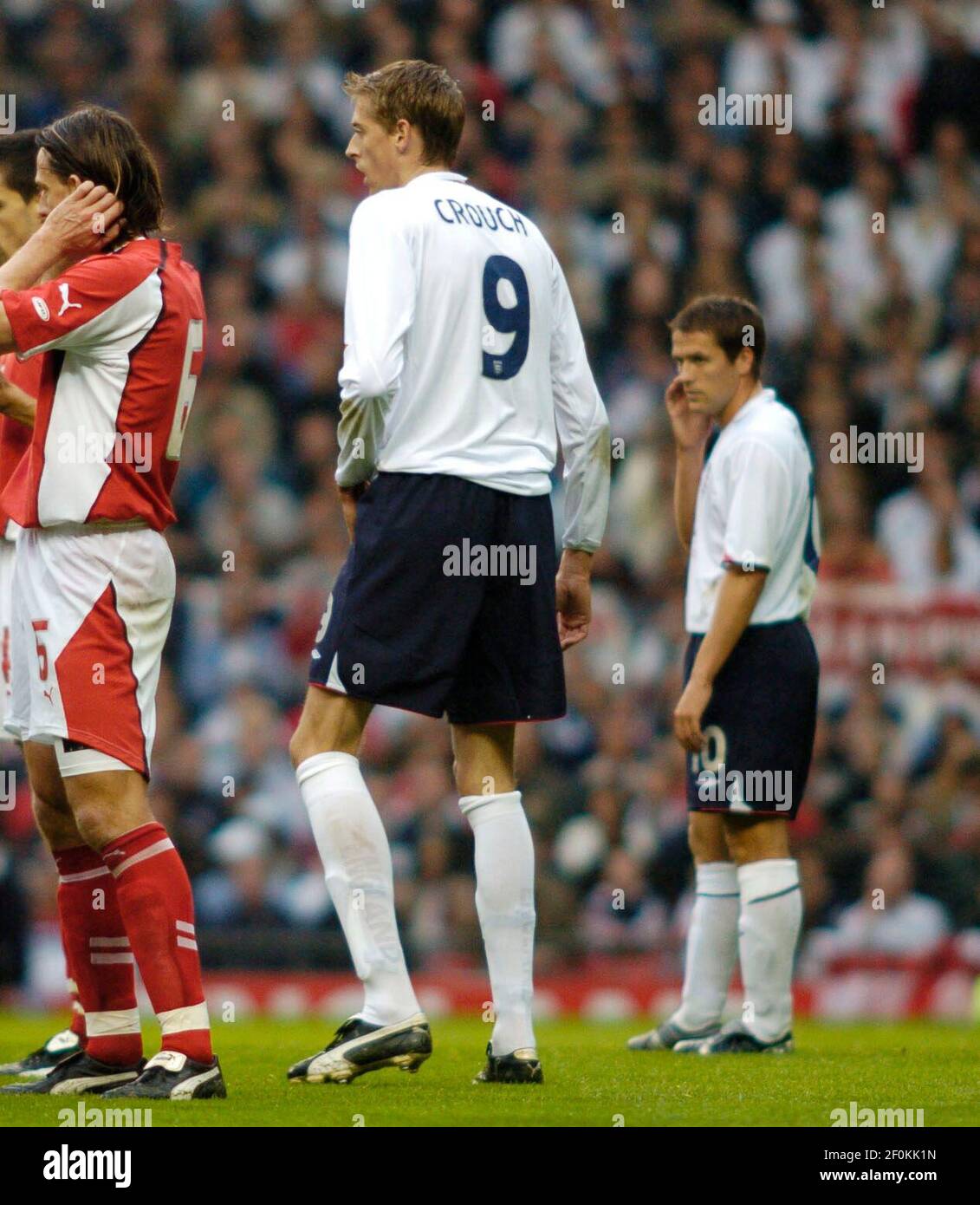 WORLD CUP GROUP 6 MATCH ENGLAND V AUSTRIA AT OLD TRAFFORD 8/10/2005 ...