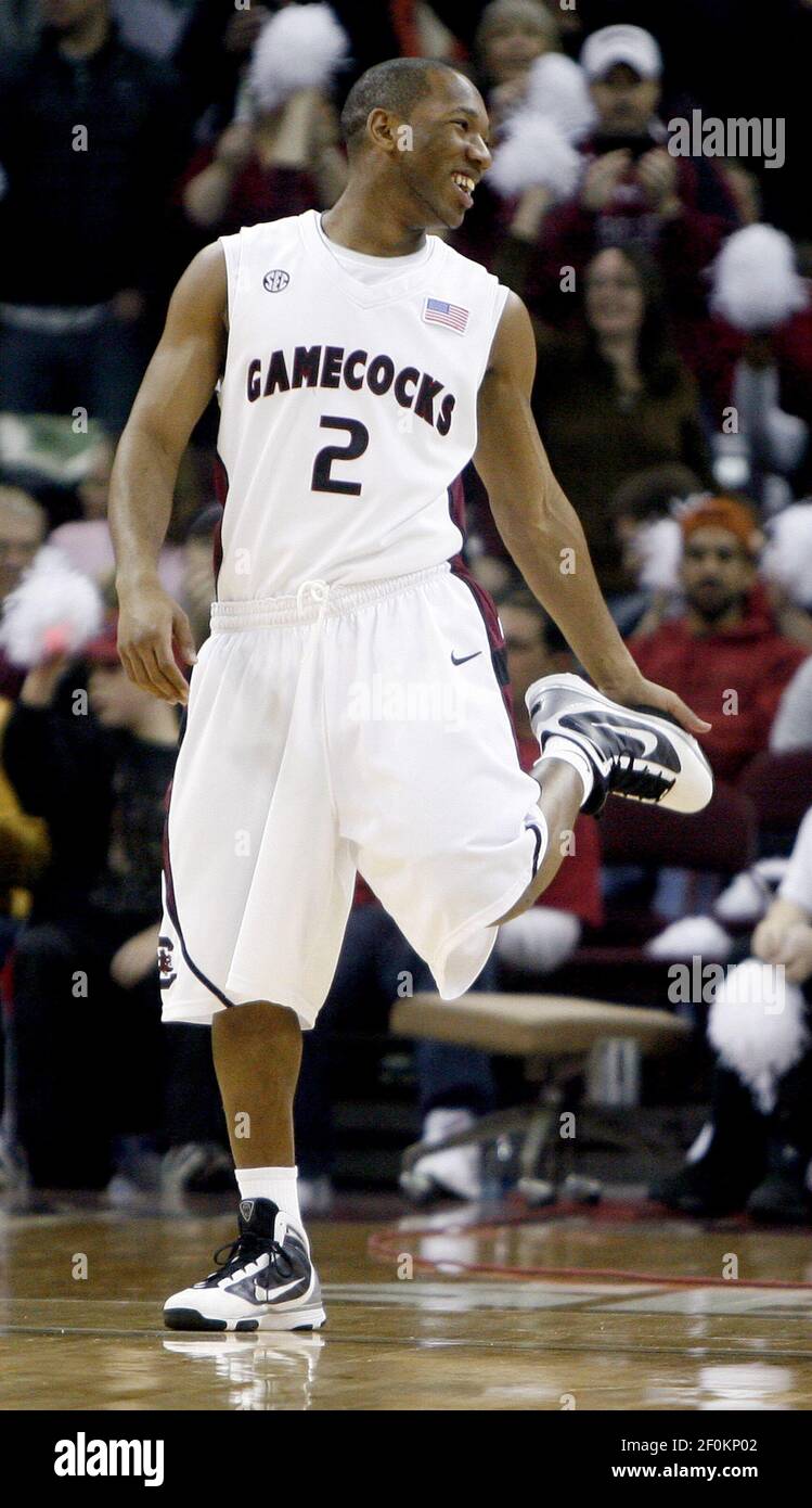 South Carolina's Devan Downey prepares for the Gamecocks' game against ...