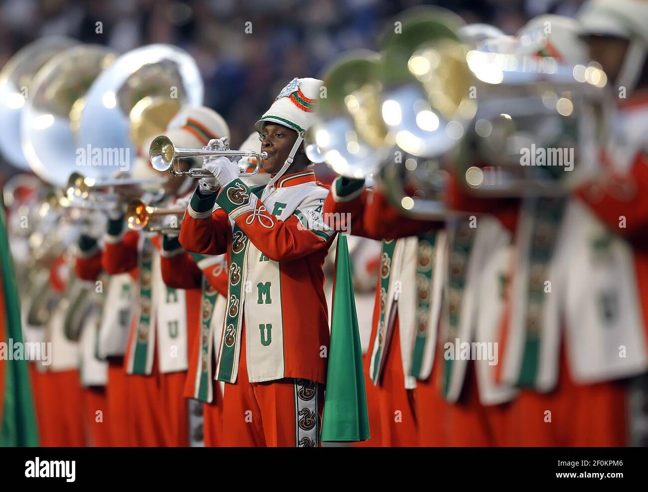 The Florida A&M Marching 100 play before the New Orleans Saints face ...