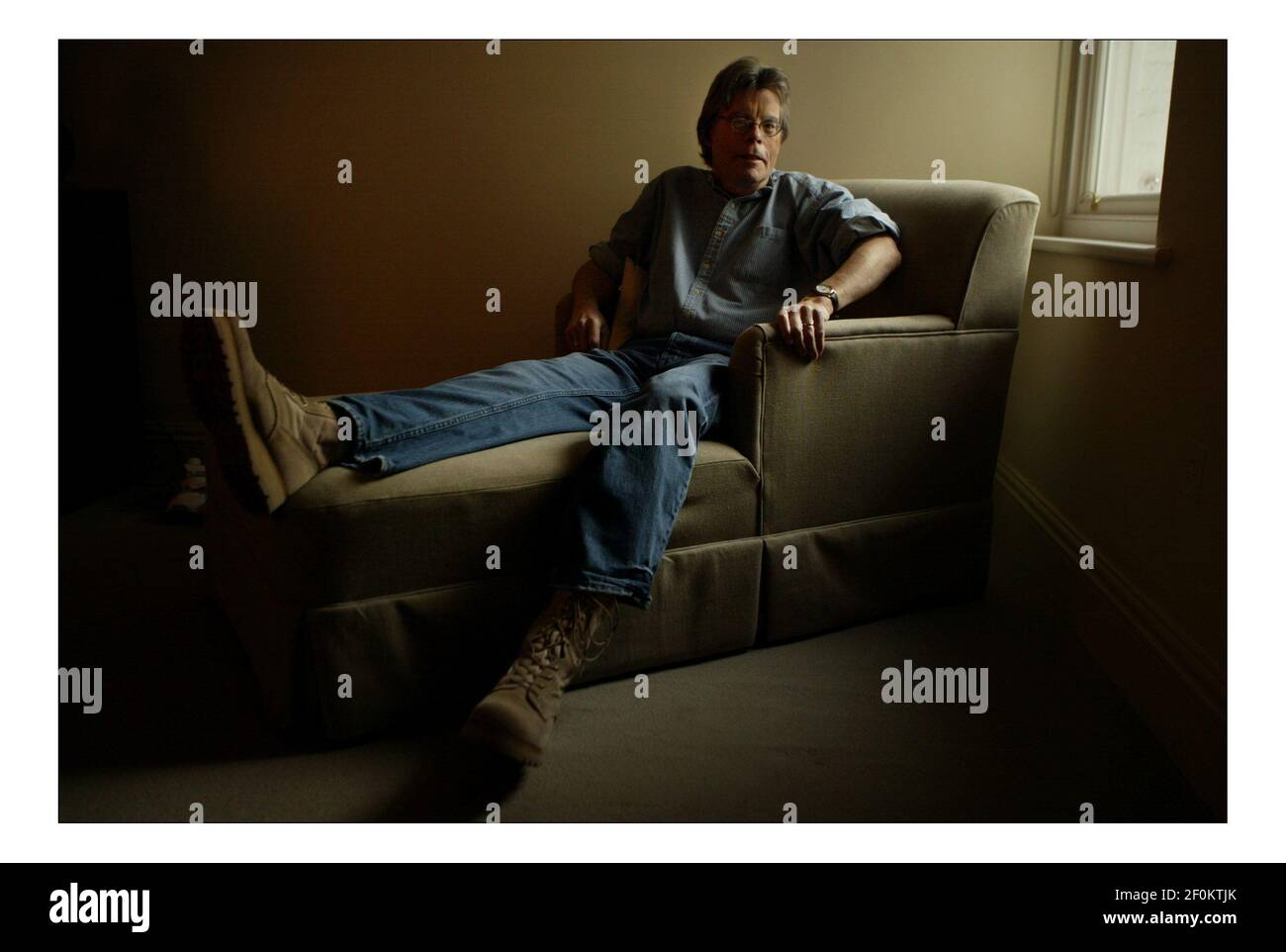 Stephen King pic David Sandison 7/11/2006 Stock Photo - Alamy