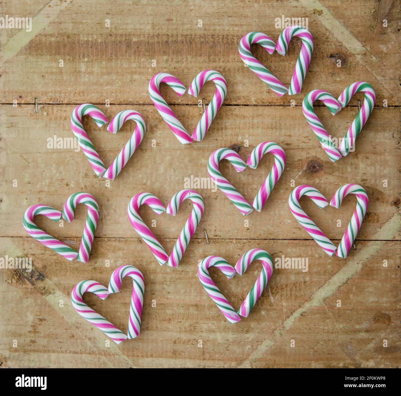 Colorful candy canes Stock Photo - Alamy