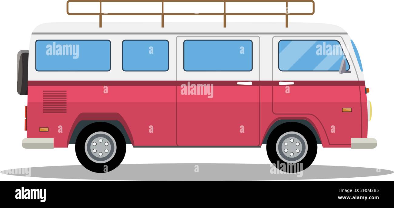 Retro camper design Cut Out Stock Images & Pictures - Alamy