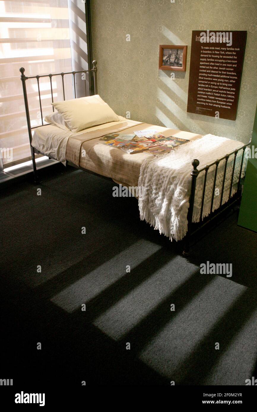 This exhibit focuses of tenement life and boarding homes at the ...