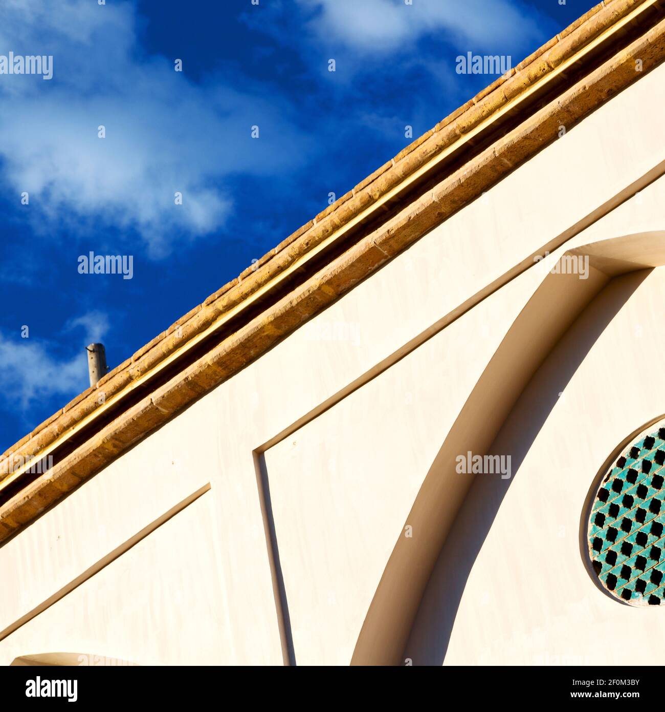 In iran the old architecture window Stock Photo - Alamy
