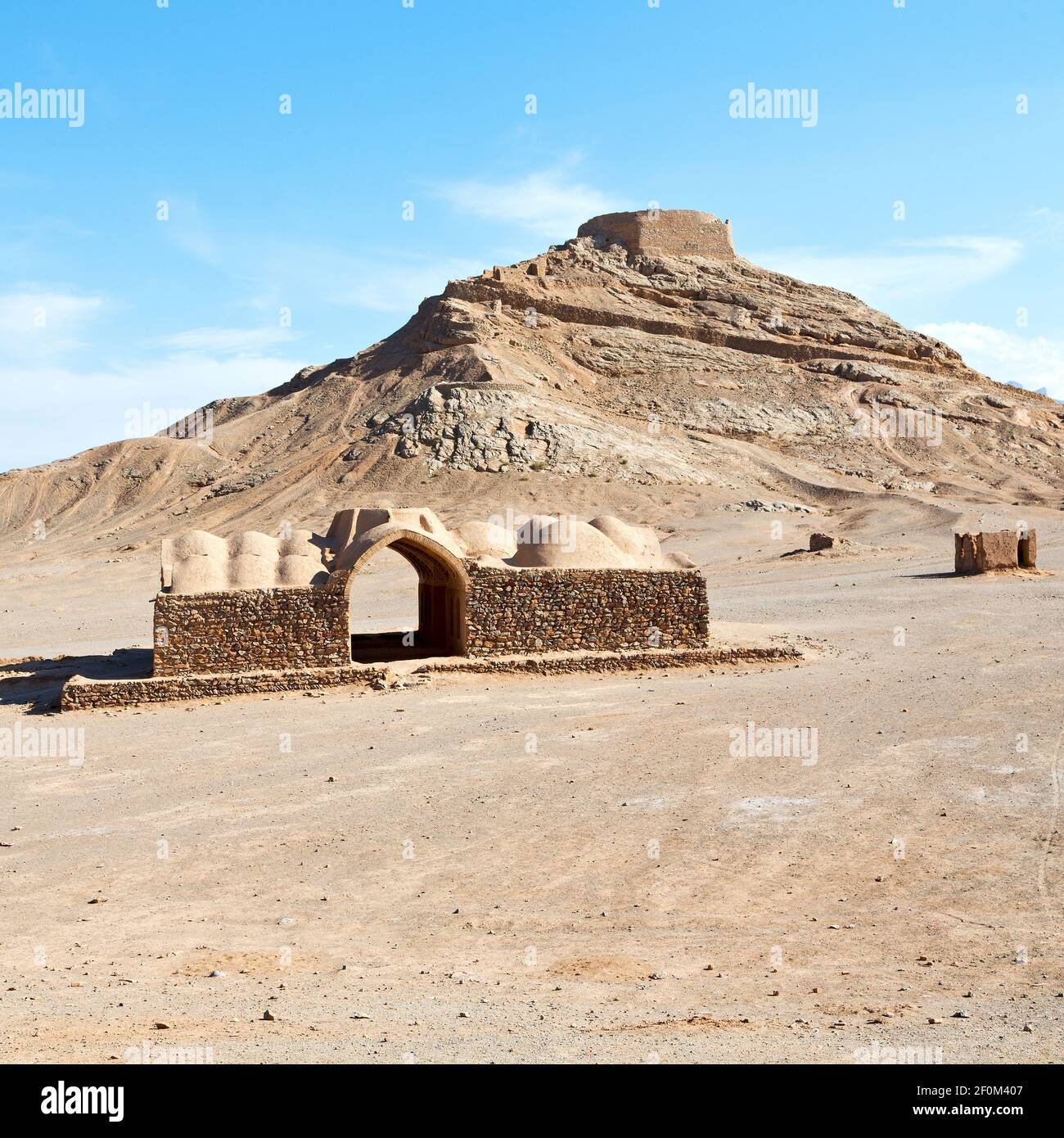 In iran the antique temple Stock Photo - Alamy