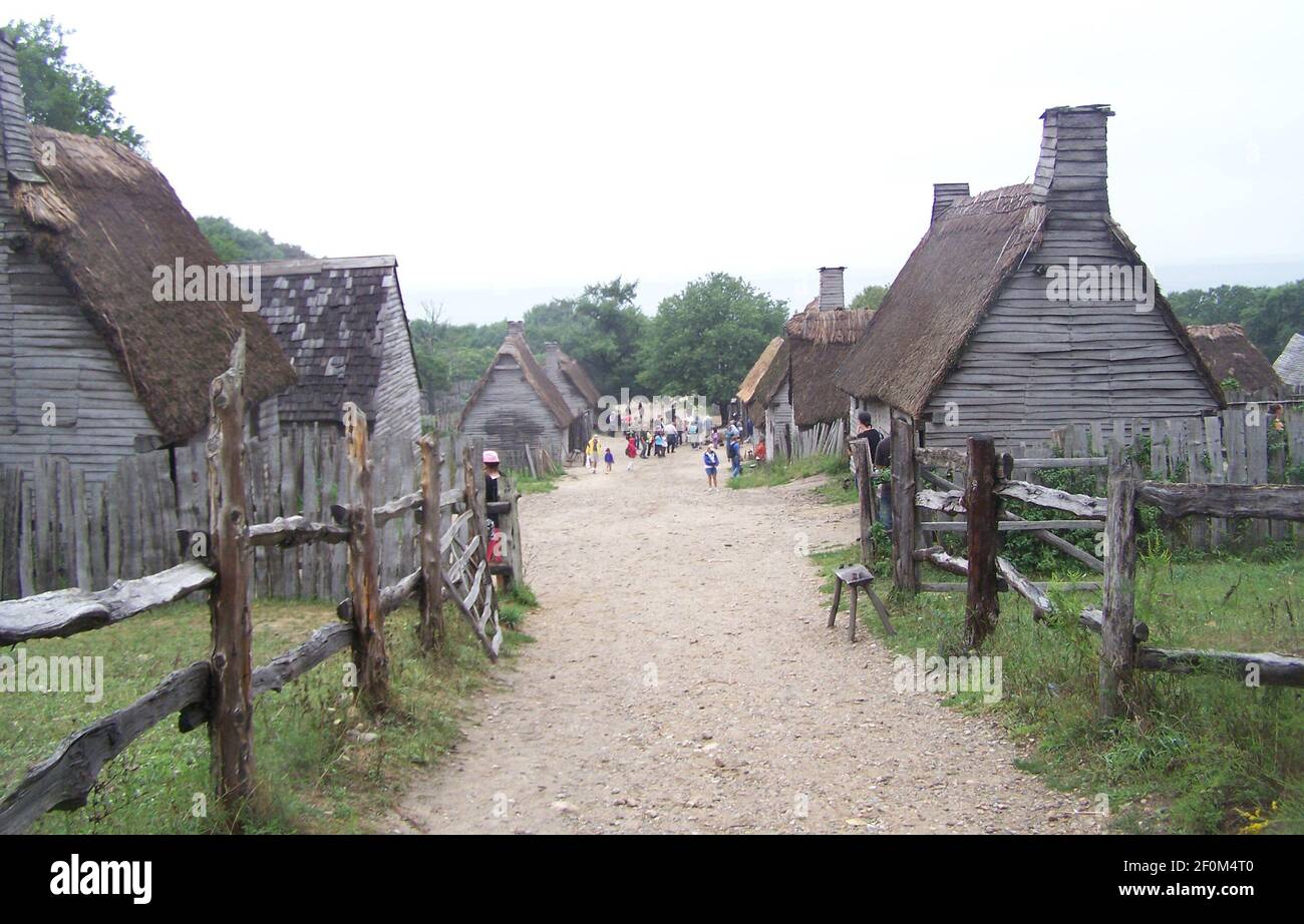 Plimoth Plantation in Plymouth, Massachusetts, is a scaled-down replica ...