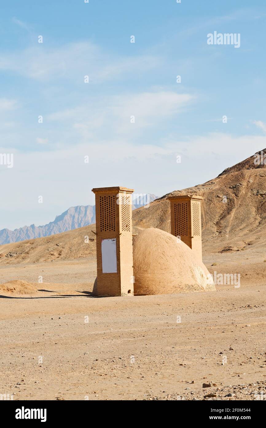 In iran the antique temple Stock Photo - Alamy