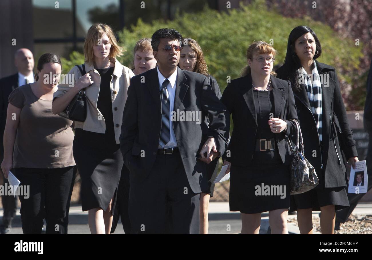 Attendees for the funeral of Judge John M. Roll, just a day after the ...